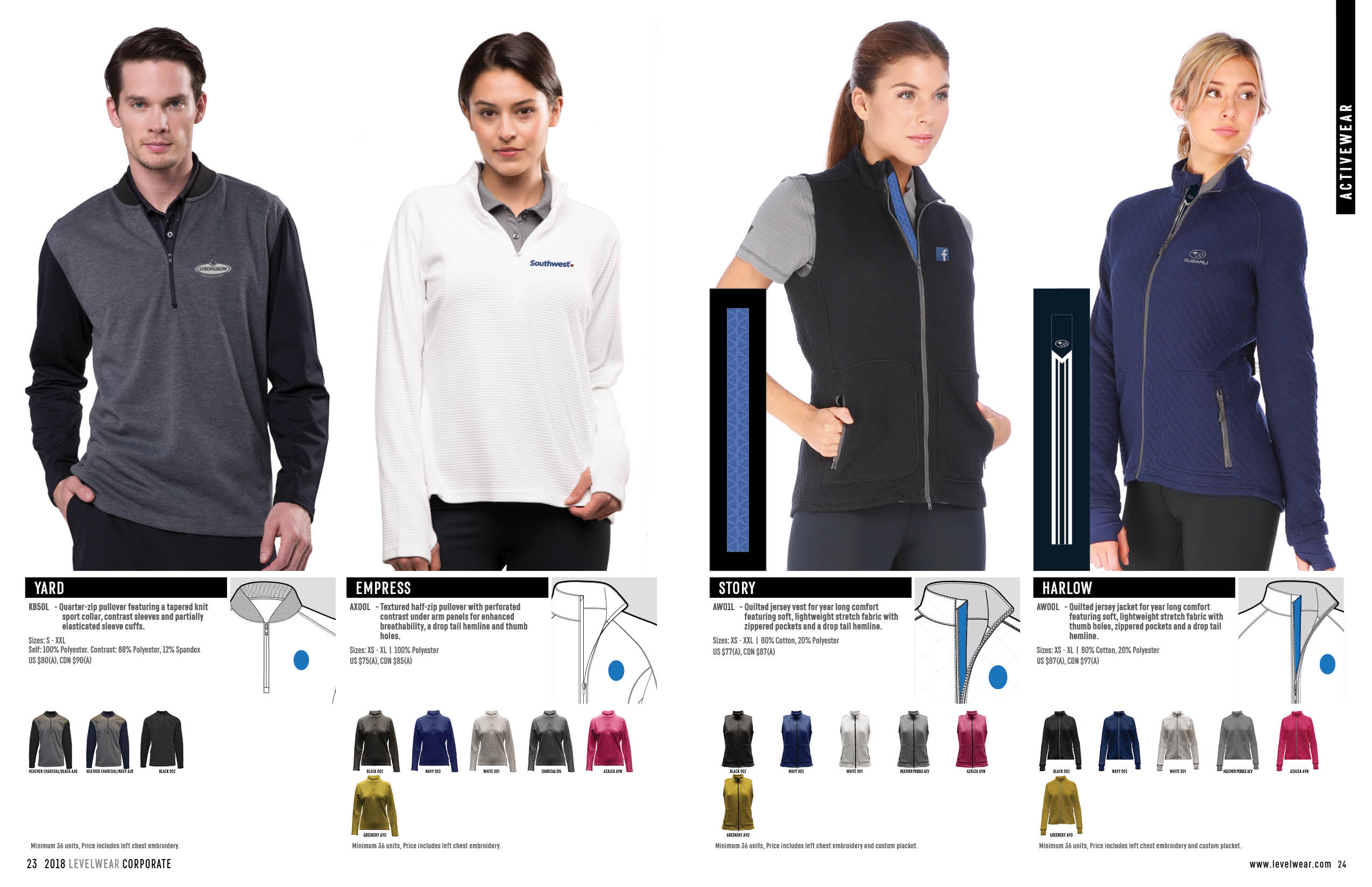2018 Corporate Catalog – Levelwear